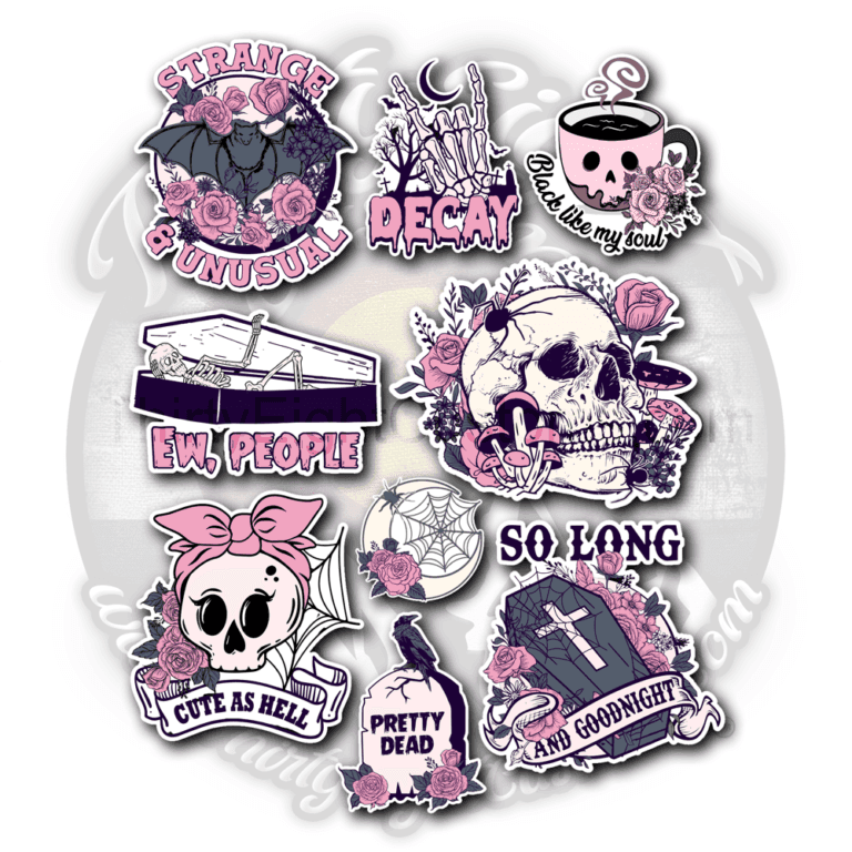 Goth Bundle - Sticker Pack - Thirty Eight Customs