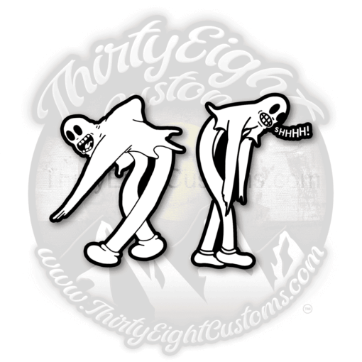 Koko The Clown Ghost 2-Pack – Sticker – Thirty Eight Customs